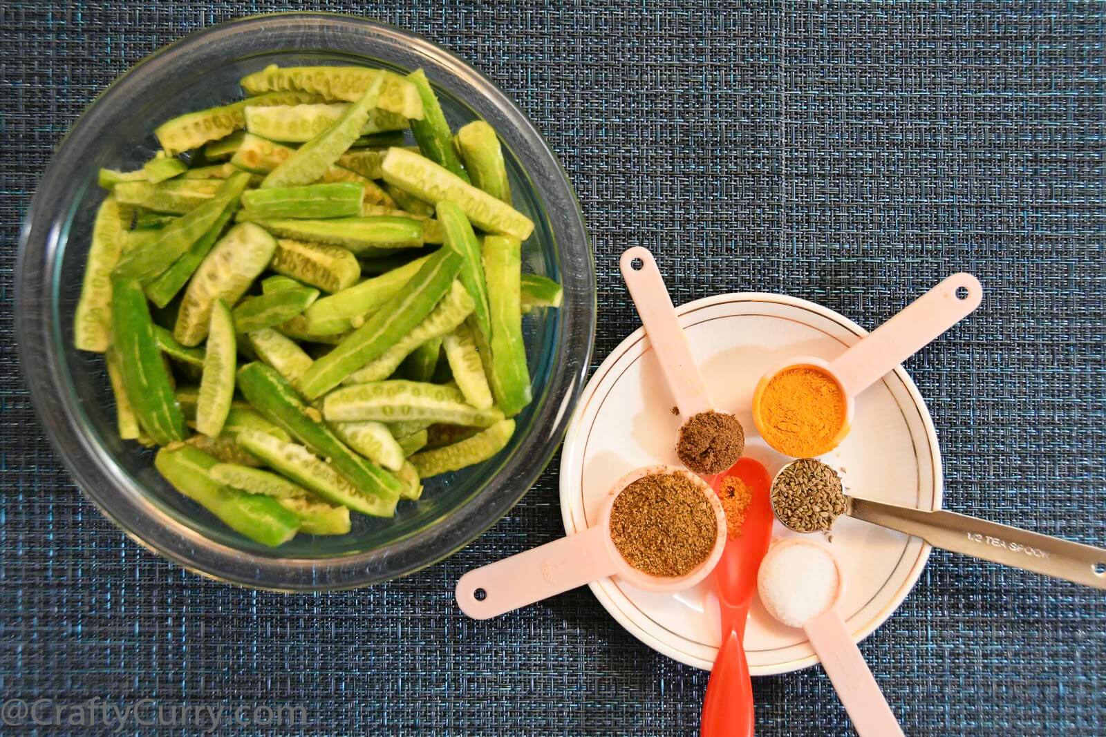 Kurkure Tindora, Fried Kundaru – CraftyCurry.com