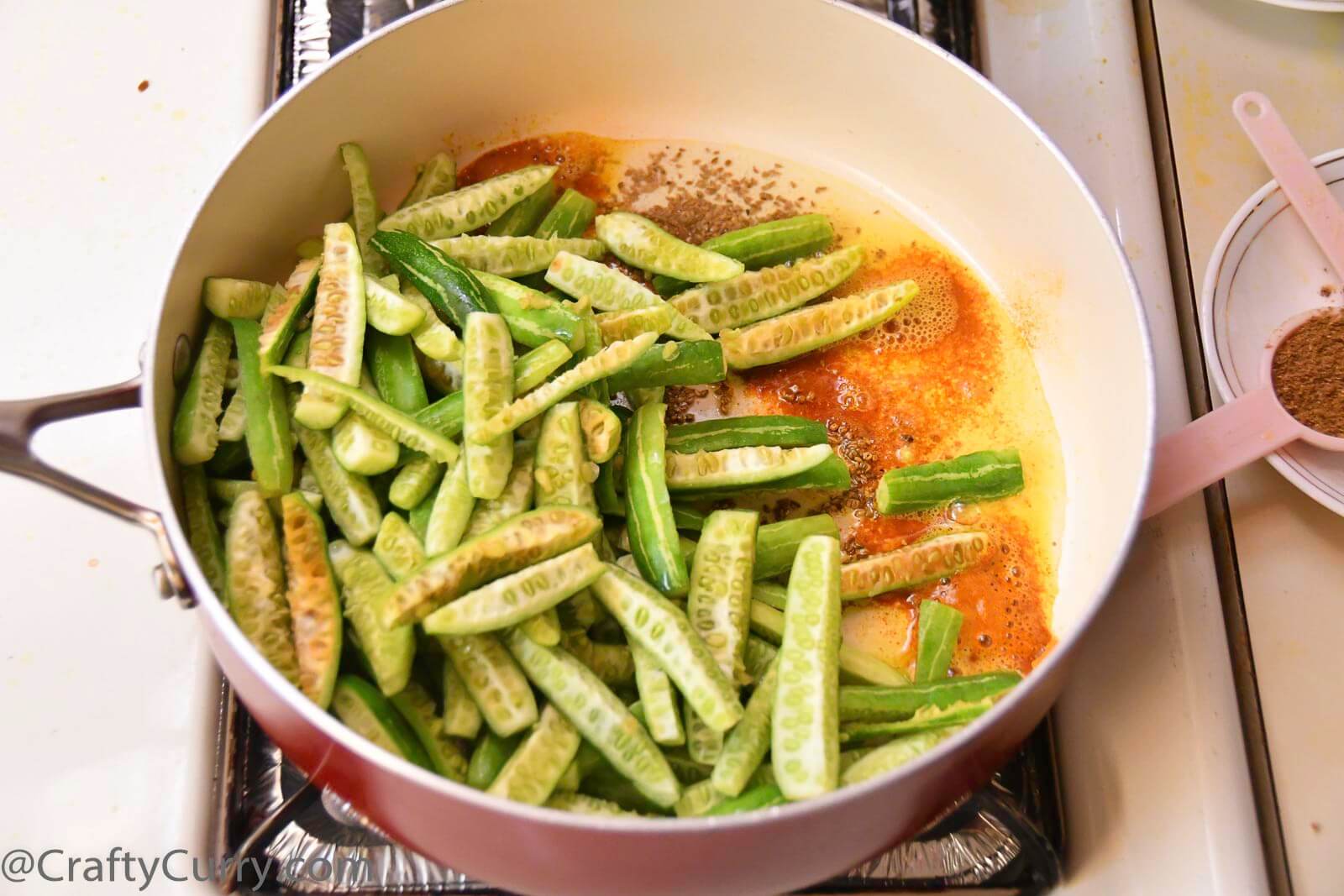 Kurkure Tindora, Fried Kundaru – CraftyCurry.com