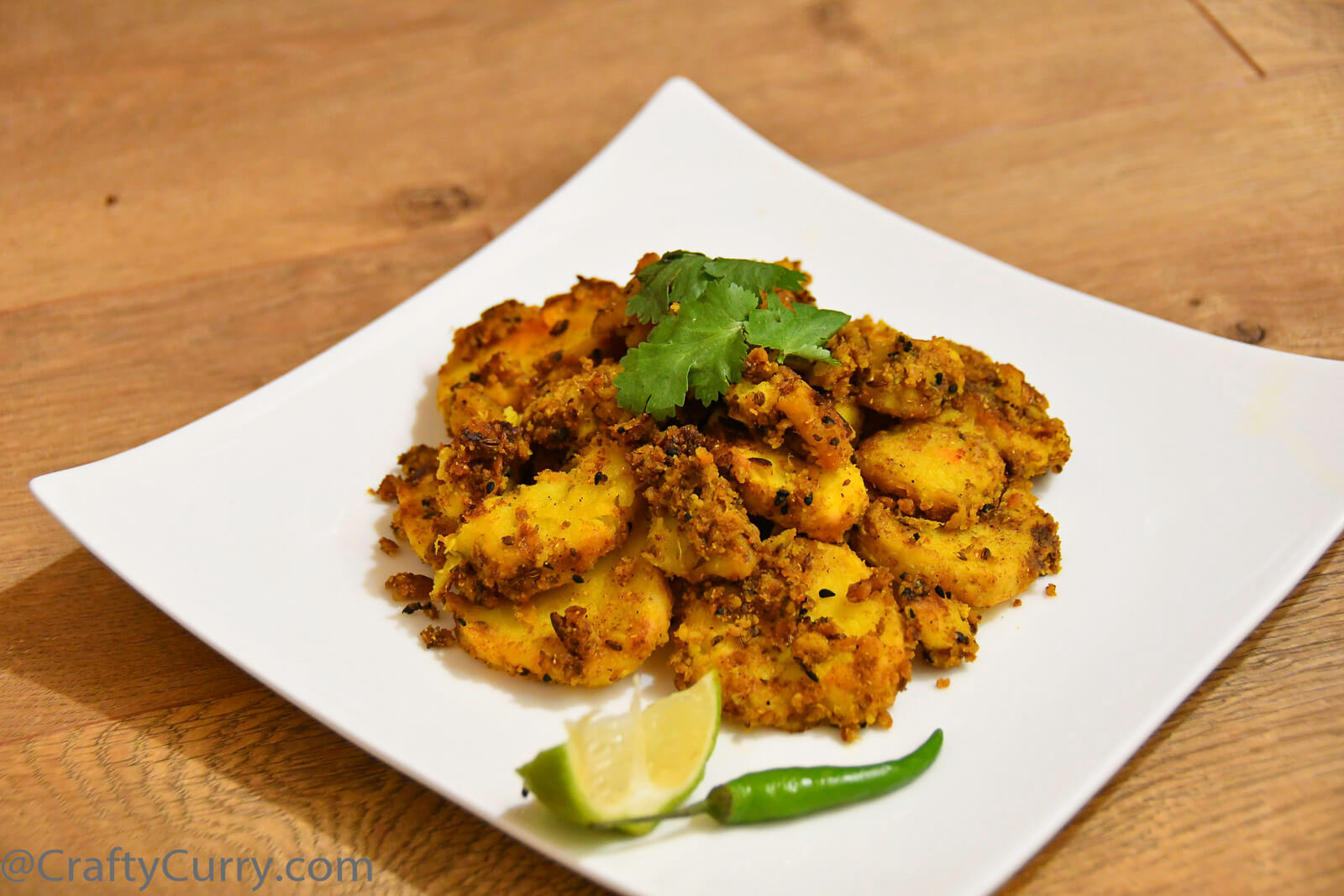 Kurkuri Arbi - Ghuiya Ki Subzi – CraftyCurry.com